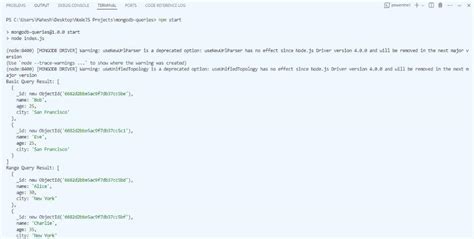 Performing Complex Queries In Mongodb With Nodejs Geeksforgeeks