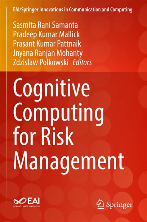 Cognitive Computing For Risk Management Eai Springer Innovations In Communication And Computing