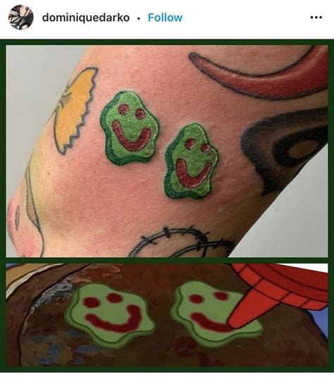 Spongebob Matching Tattoo Funny Tattoos Funky Tattoos Cute Tattoos