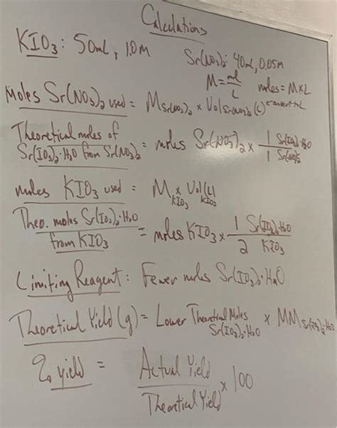 Solved I Need Help Finding The Limiting Reagent Theoretical Chegg