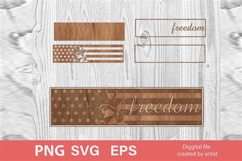 Digital Svg Glowforge Readycut Layered American 3828962