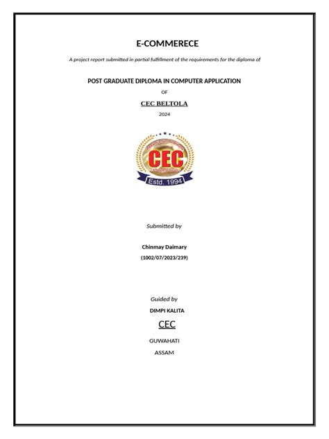 Project Pgdca Pdf