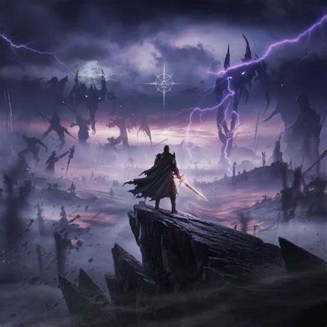 Twilight Warrior A Battle Between Light And Shadow In 2025 Fantasy