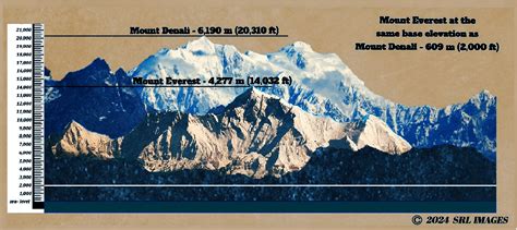 Mount Denali Is Staggeringly Huge The True Size Of North Americas