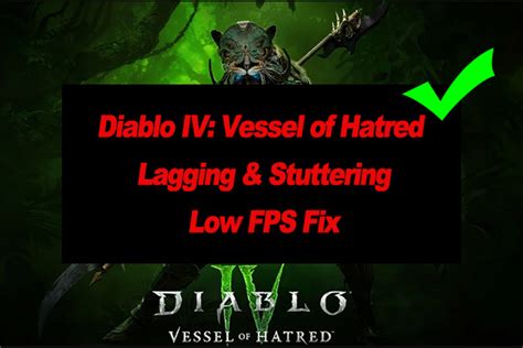 What To Do If Diablo Stutters Low FPS Lags Or FPS Drops