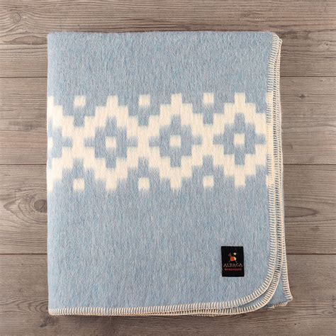 Thick Alpaca Wool Blanket Heavyweight Alpaca Wool Throw Camping