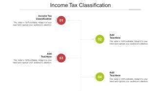 Income Tax Classification Ppt Powerpoint Presentation Infographic Template Design Ideas Cpb ...