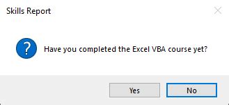Excel Vba Msgbox Explained Become An Excel Vba Business Applications Valued Expert