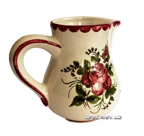 Купити старий керамічний глечик з трояндами Німеччина Інтернет магазин подарунків Ларец