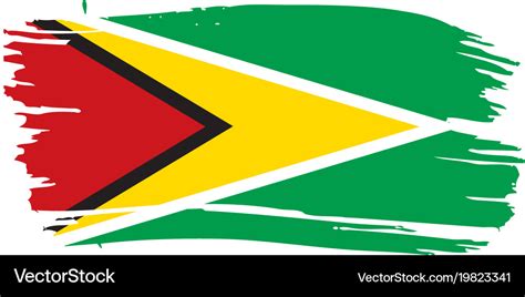 Guyana Flag Royalty Free Vector Image Vectorstock