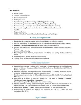 QA Resume PDF