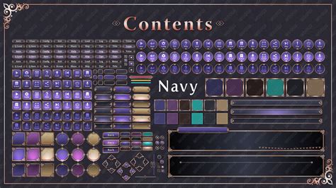 Tyrano Builder Visual Novel Gui Pack 4 Color Navy [kopanda Ui] On Steam