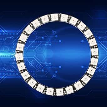 LED Ws2812b 1pc 24 Bit WS2812 5050 RGB LED 24 Neopixel Ring Arduino