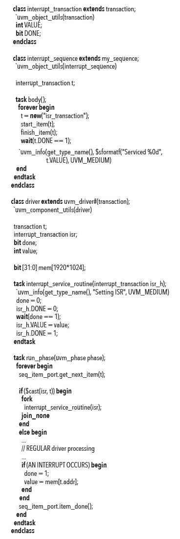 getting in sync with uvm sequences edn