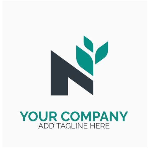 N Logo Vector Art Template Postermywall