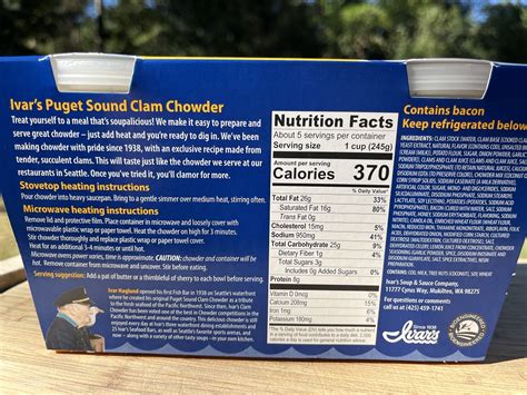 I Love Ivars Clam Chowder At Costco {a Taste Of Seattle }