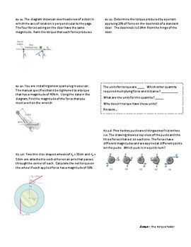 Notes Torque And Rotational Motion Physics By Springboard Physics