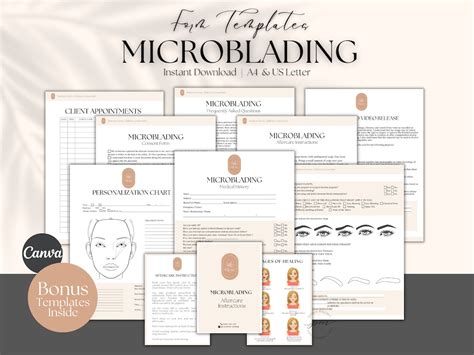 Editable Microblading Consultation And Consent Form Template