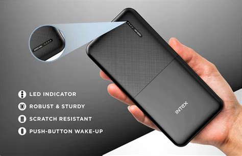 Intex Strong Rhino K Poly MAh Power Bank Dual Input Output W Fast Charging Over