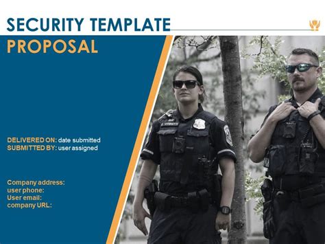 Security Template Proposal Powerpoint Presentation Slides Presentation Graphics Presentation