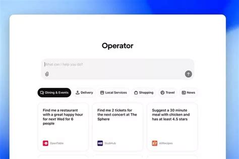 Openai Unveils New Ai Agent Which Can Complete Tasks On The Web