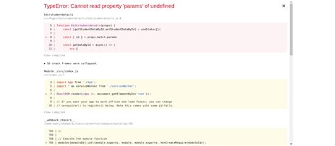reactjs how to get id in url when i am getting data from backend in