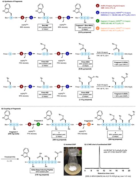 scalable and convergent liquid phase synthesis of dsip download