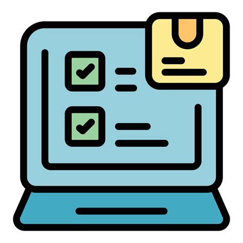 Laptop Digital Control Icon Vector Flat Vector Art At Vecteezy