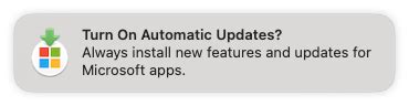 Configuring Preferences For Microsoft AutoUpdate MAU In Microsoft Enterprise Microsoft