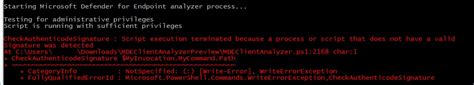 windows에서 클라이언트 분석기 실행 microsoft defender for endpoint microsoft learn