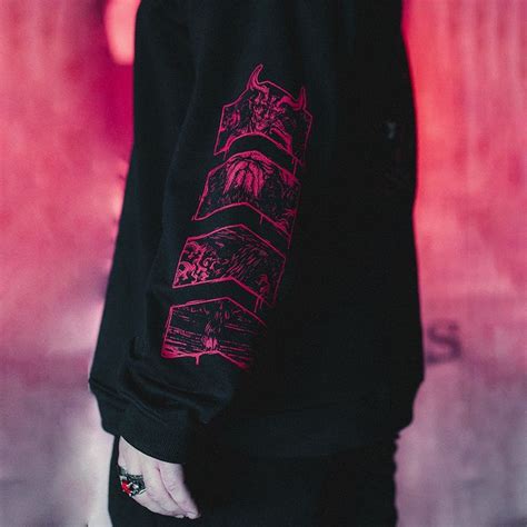 Guaxi ⿻ Moletom Sangue Black Sweatshirts Black Sweatshirts