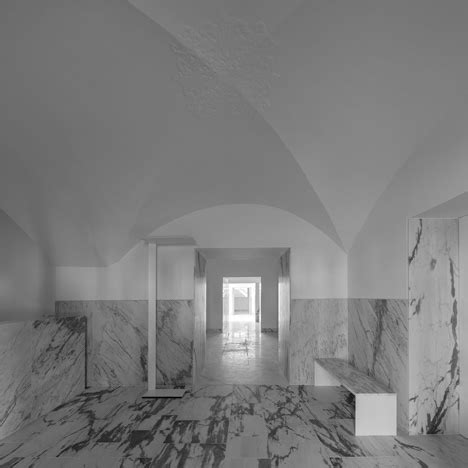 Tapestry Museum By CVDB Arquitectos With Marble Walls And Vaults
