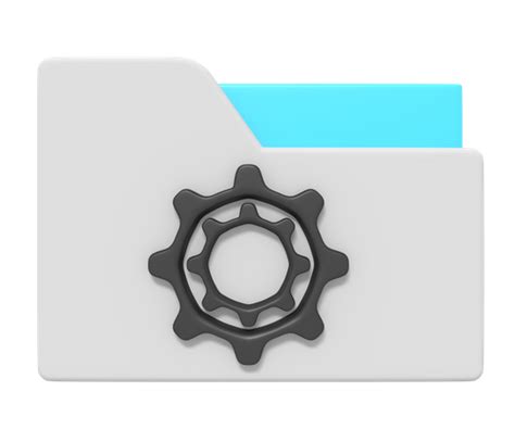 11806 Folder Setting 3d Illustrations Free Download In Png Blend