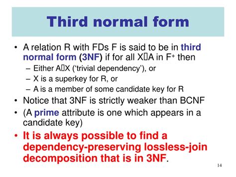 ppt lecture 7 schema refinement normalisation powerpoint
