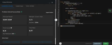 Gfg160 Geekstreak2024 Dynamicprogramming Palindrome Substring Dsa
