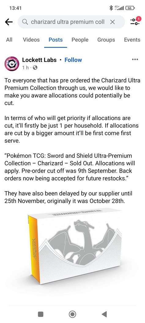 Charizard Ultra Premium Collection Delayed And Allocation Reduced R Pokeinvesting
