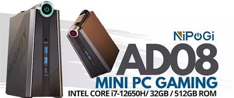 Recensione NiPoGi AD Mini PC Intel Core I H GB GB ROM