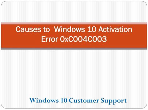 Windows 10 Activation Solutions