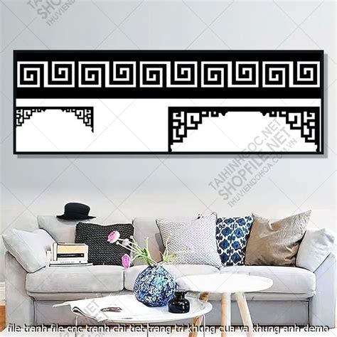 File Tranh File Cnc Tranh Chi Tiet Trang Tri Khung Cua Va Khung Anh