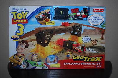 New Disney Toy Story 3 Geotrax Exploiding Bridge Train 128248340