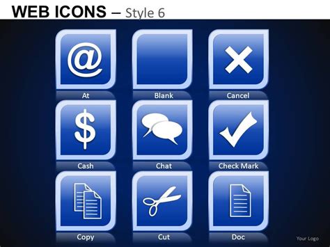 Web Icons Style 6 Powerpoint Presentation Slides Db Graphics Presentation Background For