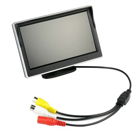 5 인치 800480 Tft Lcd 자동차 주차 후면보기 모니터 자동차 후면전면측면보기 카메라 4 Led 조명 2 가지