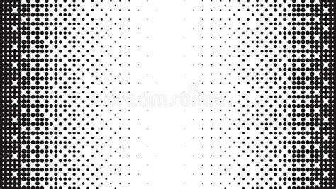 Halftone Pattern Background Square Spot Shapes Vintage Or Retro Graphic Stock Vector