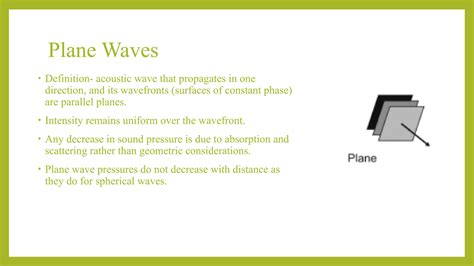 Acoustic Waves Are A Type Of Energy Propagation Ppt