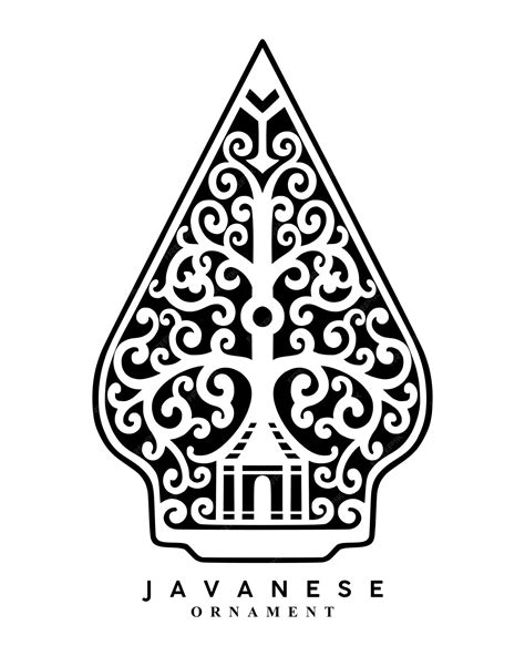 Premium Vector Javanese Classic Ornament Vector Design Element