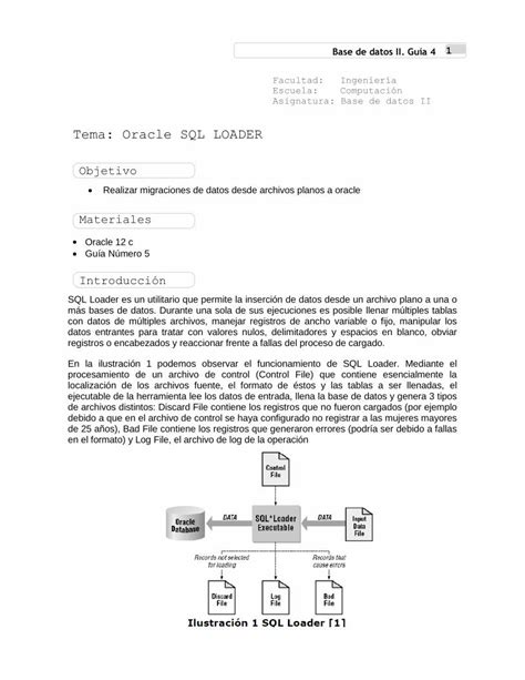 pdf tema oracle sql loader · 8 hasta este punto si listamos la información de la ruta de los