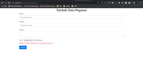 Upload File Menggunakan Php Dan Mysqli Malas Ngoding