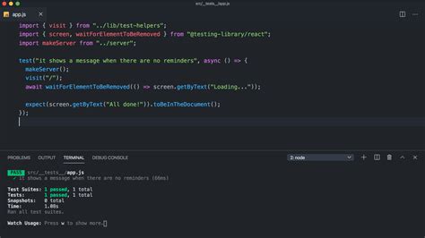 Tutorial Part 9 Testing • Mirage Js