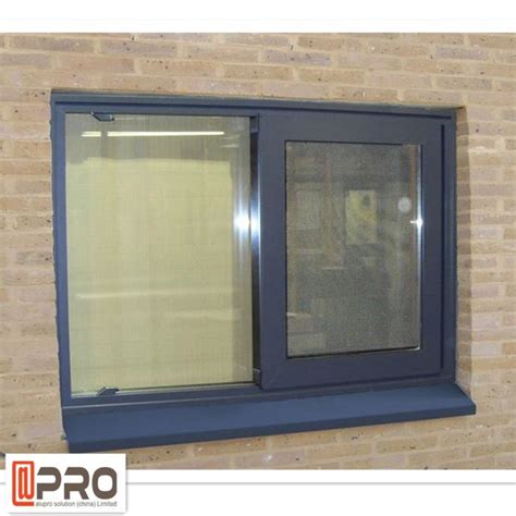 Custom Made Double Glazed Aluminium Sliding Windows Horizontal Opening