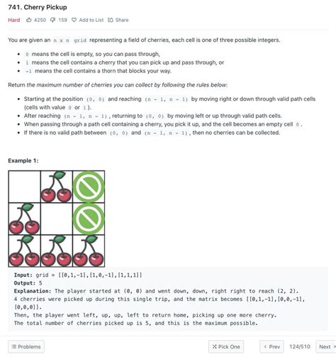 Naga Sai Santhosh Reddy Padala On Linkedin Leetcode Cherrypickup Dynamicprogramming C
